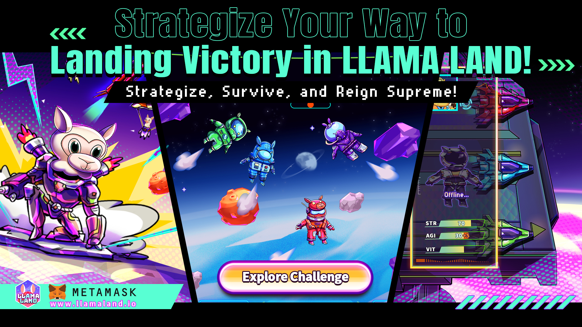 LLAMA LAND GameFi | Play2Earn